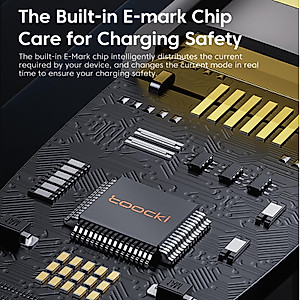 toocki 240W USB C Charger Cable, 2 Pack USBC to USBC Cable Fast Charging Type C Cable for MacBook Pro, Dell XPS, iPad Pro/Air, Samsung Galaxy S23 Ultra/S22 Ultra, iPhone 15 (6.6ft+3.ft)