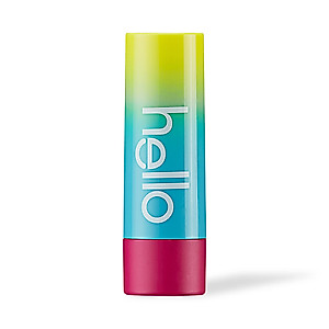 Hello Moisturizing Vegan Lip Balm, Wild Strawberry, Beeswax Free, Petrolatum Free, and Parabens Free, 0.15 Ounce (Pack of 1)