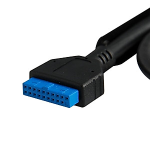 JacobsParts USB 3.0 Front Panel Expansion Bay to 20-Pin Motherboard Header Cable (2-Port)