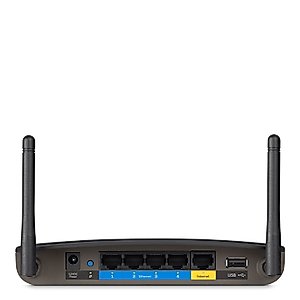 Linksys AC1200 Wi-Fi Wireless Dual-Band+ Router, Smart Wi-Fi App Enabled to Control Your Network from Anywhere (EA6100)