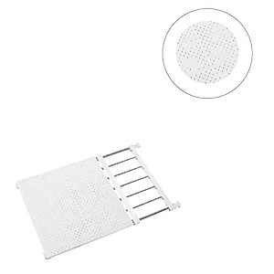 PATKAW Closet Shelf 1 Set Expandable Shelf Divider Separator Closet Tension Shelf Wardrobe Separator Racks for Closet, Wardrobe, Kitchen, Bookcase (3-90cm) Adjustable Locker Shelf