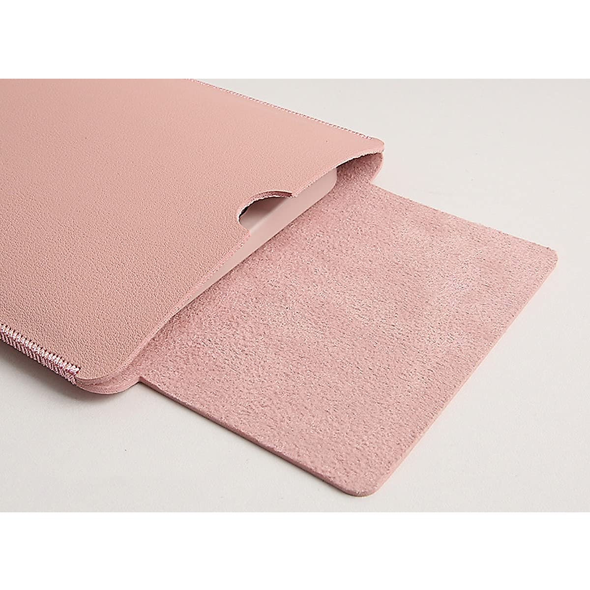 PU Leather Keyboard Sleeve Case for Logitech K380/Logitech Pebble 2/Logitech Pebble Keys 2 K380s Multi-Device Keyboard, Logitech K380 Mac Windows Chrome OS Keyboard Cover Skin Protector-Pink