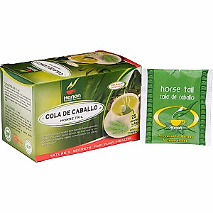 Hanan Horsetail Tea (Cola de Caballo) - 25 Teabags of All-Natural Horse Tail from Peru a.k.a. Shavegrass, Snake Grass, Equisetum, Puzzlegrass