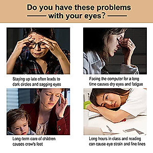 Caffeine Eye Serum - with EGCG, Vitamin C, Hyaluronic Acid, Collagen, Caffeine Eye Lift Serum - Reduces Puffiness, Dark Circles, Under Eye Bags, Wrinkles and Fine Lines Around The Eyes (30ml)