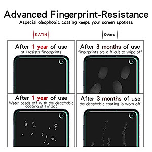 KATIN [2-Pack] For Samsung Galaxy S10e Tempered Glass Screen Protector Anti Scratch, Bubble Free, 9H Hardness, Case Friendly