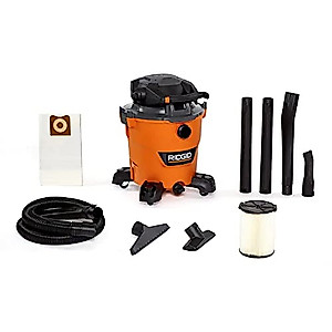 Ridgid 12 Gal. 6.0-Peak HP NXT Wet/Dry Shop Vacuum with Detachable Blower, Filter, Dust Bag, Hose and Accessories