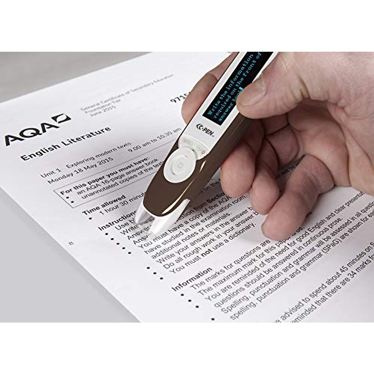 C Pen Text to Speech LingoPen - OCR Scanning Device for Reading, Literacy & Learning | 20+ Built in Dictionaries | Assistive Tool for Dyslexia & Learning Differences | Tests, Meetings, Language Study
