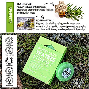 Argan Oil Macadamia Oil Shampoo bar 2 in 6 shampoo and conditioner, Vegan Solid Bars For All Hair Types-Beamarry