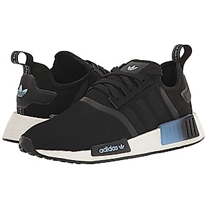 adidas Originals Women's NMD_R1 Sneaker, Black/White/Blue Dawn, 6