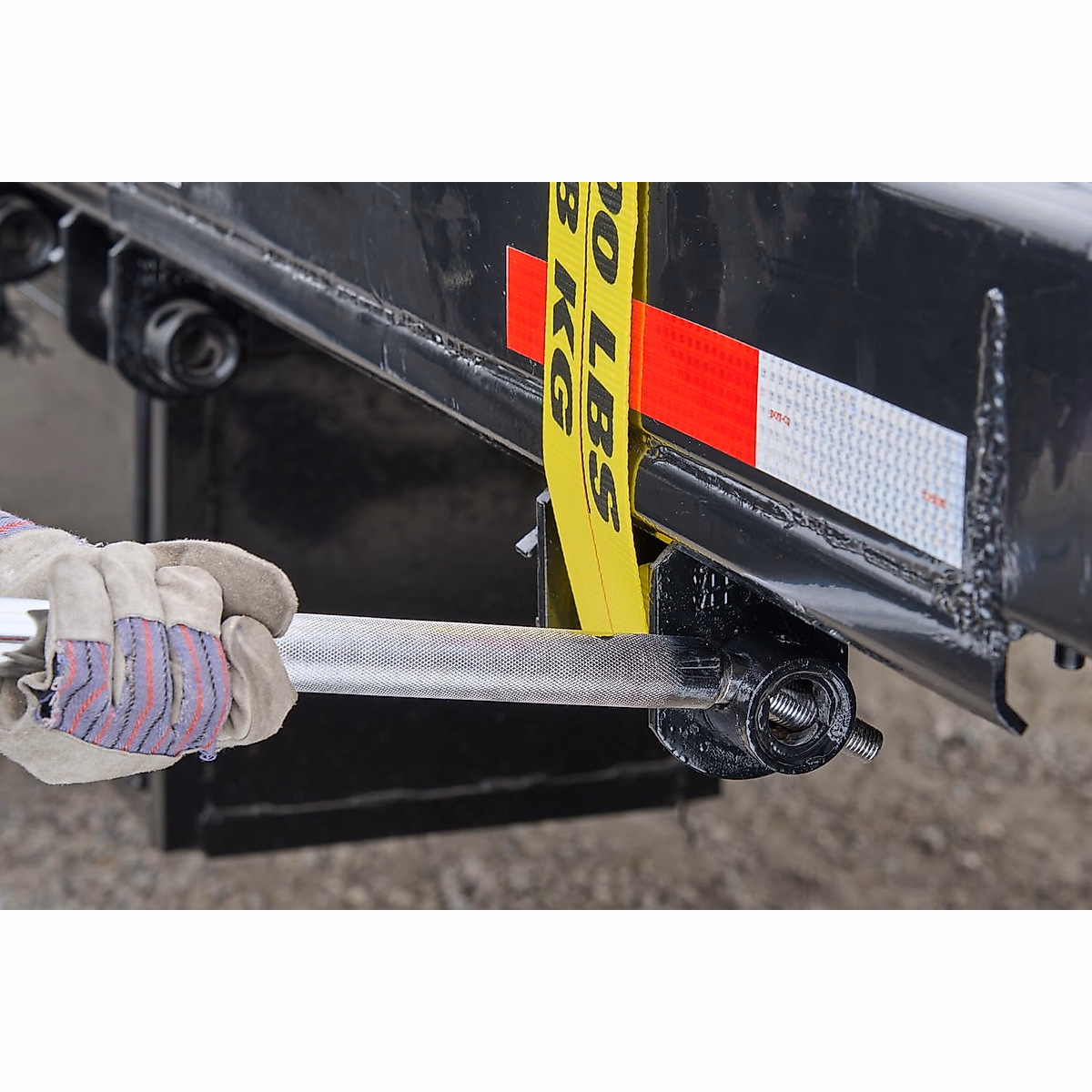 KEEPER - 36” Winch Bar, Chrome - Use with Bolt-On or Weld Style Deep Storage Winch