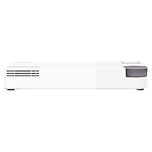 QNAP 10-Port 10GbE Layer 2 Managed Switch with 4 x 10GbE SFP+/RJ45 Combo and 6 x 2.5GbE RJ45 Ports (QSW-M2106-4C-US)