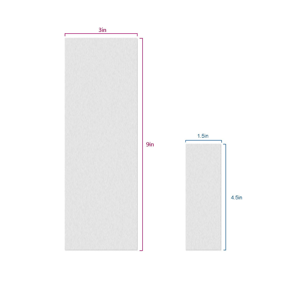 Mirucoo Salon Quality Non-woven Wax Strips for Body and Facial Hair Removal Multi Size Pack (300)