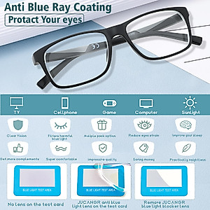 JCUANGR Distance Nearsighted Glasses For Men,Women Near Sighted Vision Driving Farsighted Eyeglasses,Lentes De Miopia Para Hombre,Mens Nearsight See Far Sight Blue Light Computer Eye Glass -1.5