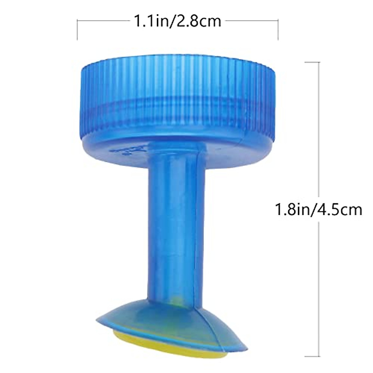 Hemoton 20pcs Water Bottle Cap Sprinklers Nozzle Plastic Bottle Watering Spout Portable Household Watering Sprinkler Heads for Seedlings Bonsai Vegetables Random Color