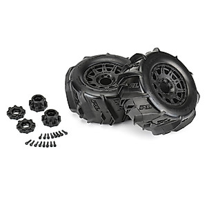 Pro-line Racing 1/8 Dumont F/R 3.8" MT Tires Mounted 17mm Blk Raid 2 PRO1019210