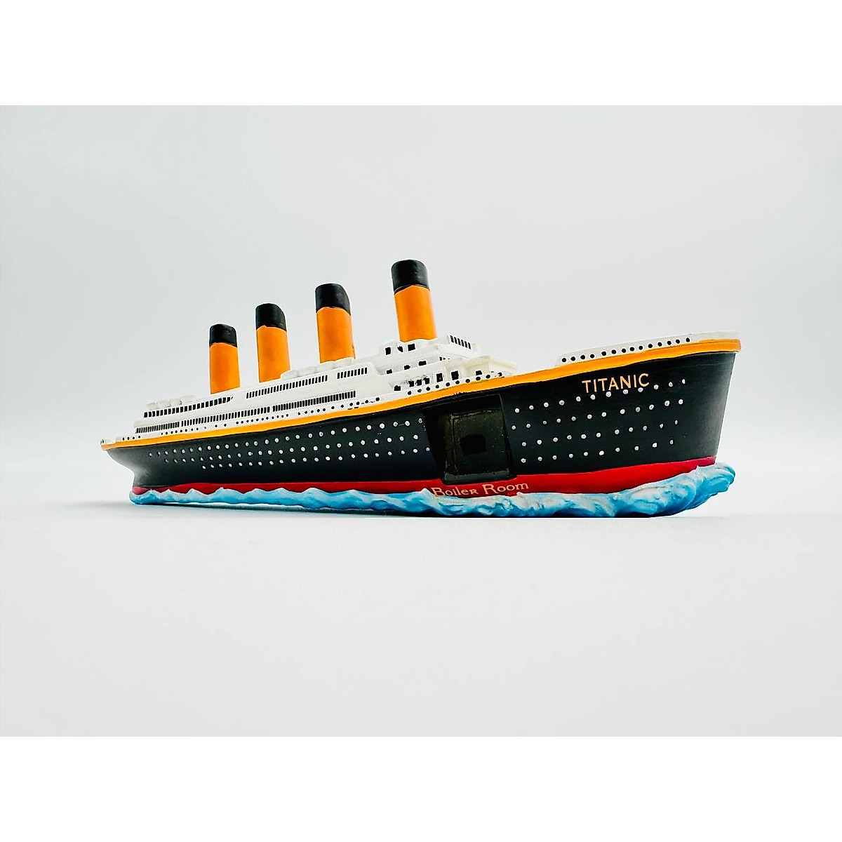 Titanic 3D Ship Model with Authentic Coal from RMS Titanic