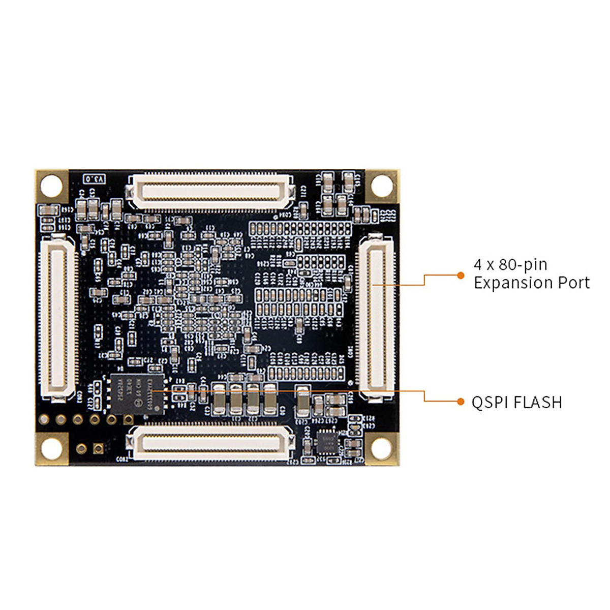 MiiElAOD SoM AC7100B: XILINX Artix-7 XC7A100T FPGA Core Board Industrial Grade Module