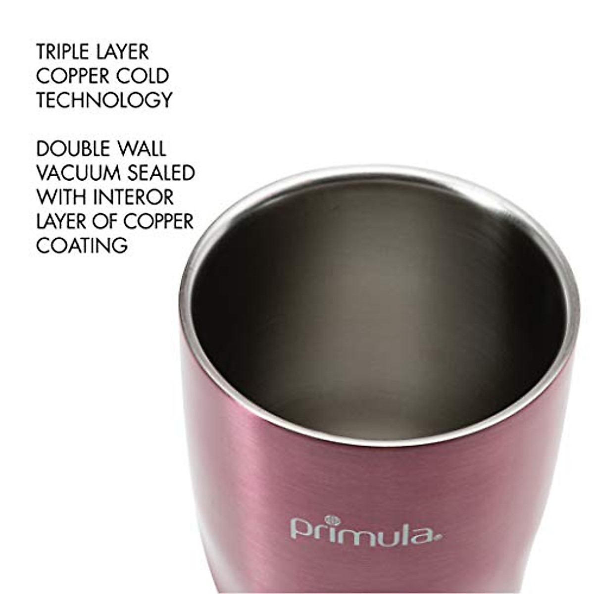 Primula Avalanche Double Wall Vacuum Sealed Travel Water Bottle 20 oz - Pink