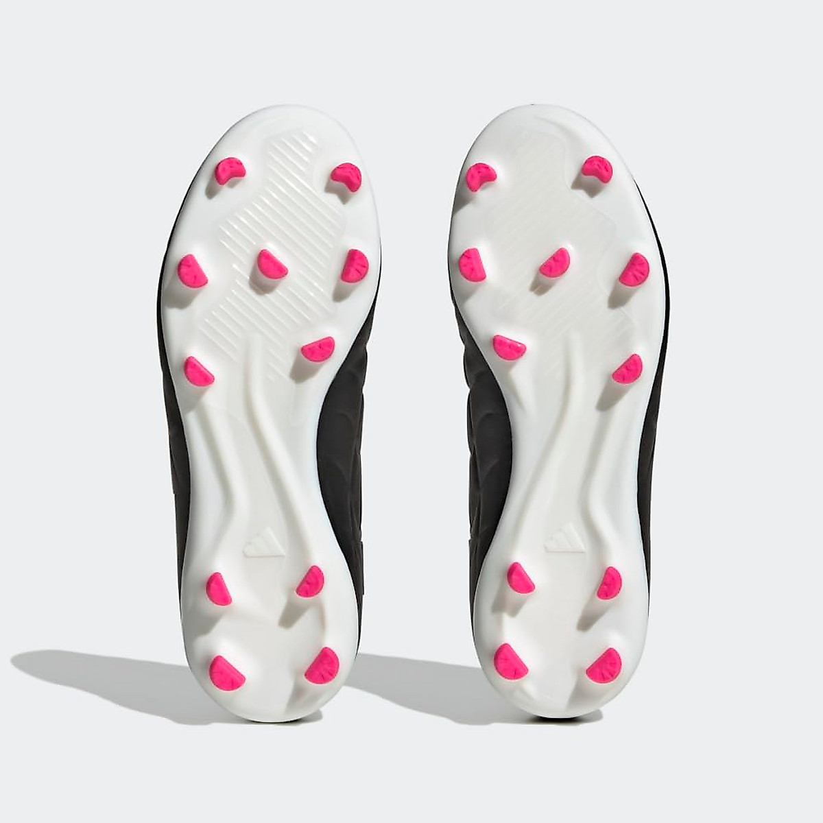 adidas Copa Pure.3 Firm Ground Soccer Shoe, Black/Zero Metallic/Team Shock Pink, 1.5 US Unisex Little Kid