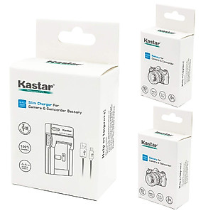 Kastar Battery (X2) & Slim USB Charger for Fujifilm NP-50 BC-50 BC-45W and Fuji FinePix F200EXR F75EXR F70EXR F100fd F60fd F50fd XF1 XP100 XP150 XP170 X20 F605EXR F660EXR F775EXR F900EXR Cameras