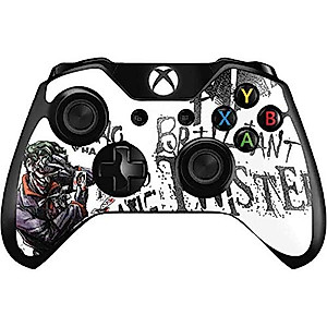Skinit Decal Gaming Skin compatible with Xbox One Controller - Officially Licensed Warner Bros Brilliantly Twisted - The Joker Design