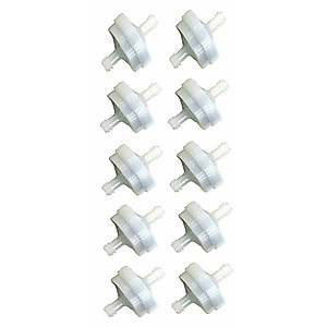 Eopzol 394358 Fuel Filter fits for Briggs Stratton 394358S 298090 75 Micron Lawn Mower, 10-Pack