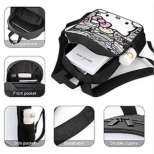 BESHT Cute Cartoon Kitty Backpack Kids Backpack Casual Bags Schoolbag For Girl Gift CAT3-One Size