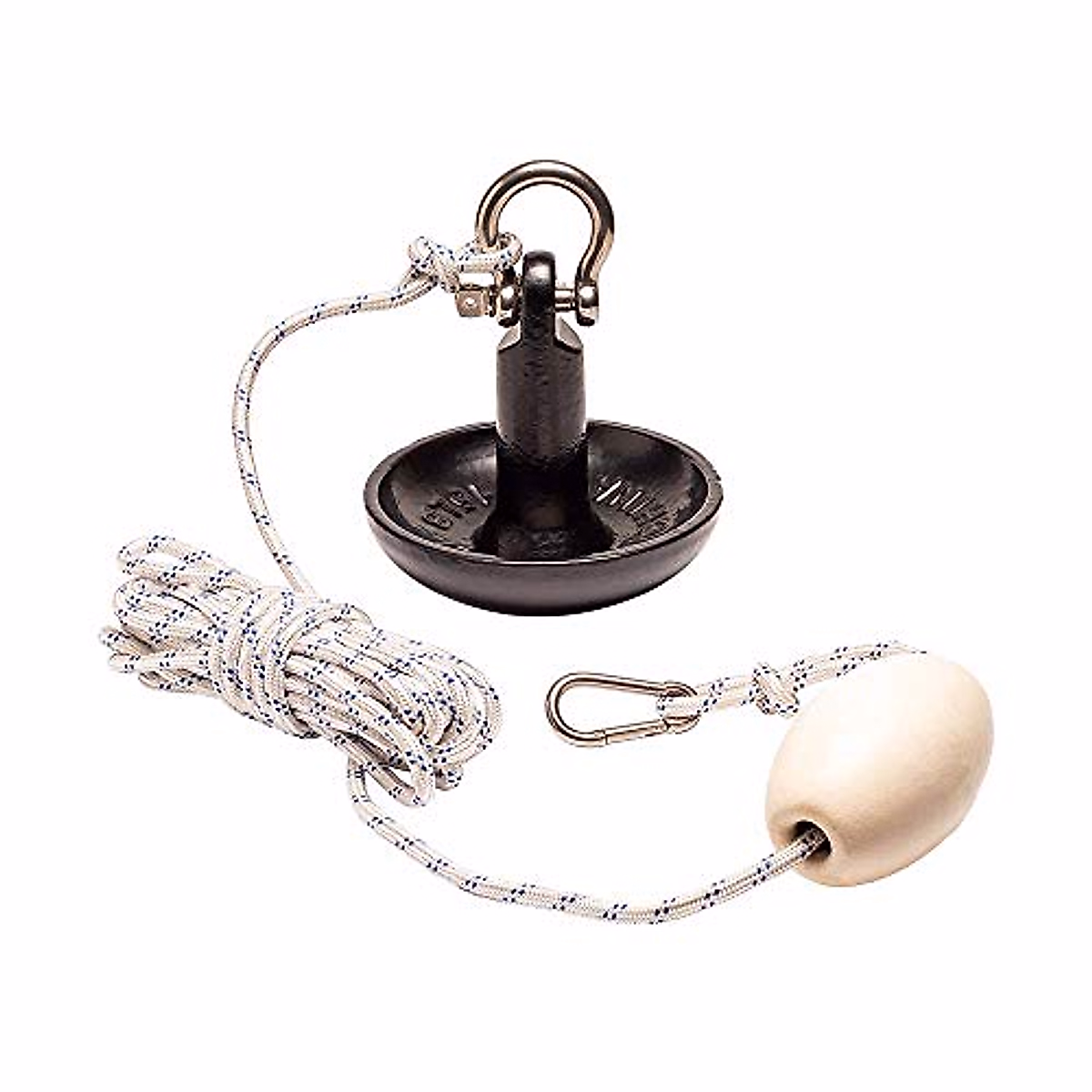 Newport Premium 15lb Mushroom Anchor Kit w/Bag, Rope, Buoy, & Stainless Hardware
