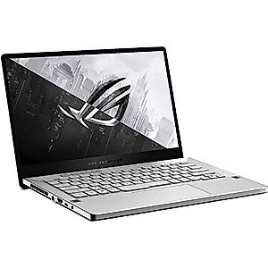 ASUS - ROG Zephyrus G14 14" Ultra-Slim Gaming Laptop - AMD Ryzen 9 4900HS NVIDIA GeForce RTX 2060 Max-Q 24GB DDR4 RAM, 1024GB PCIE SSD, 0TB HDD, Backlit Keyboard, Windows 10 Home Moonlight White