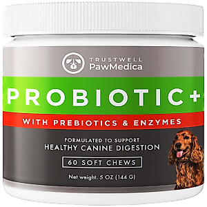 Itchy Dog Skin Bundle for Dogs That Scratch a lot - Dog Probiotic and Omega Supplement Bundle for Healthy Digestion and Itchy Skin Relief (60 Chews)