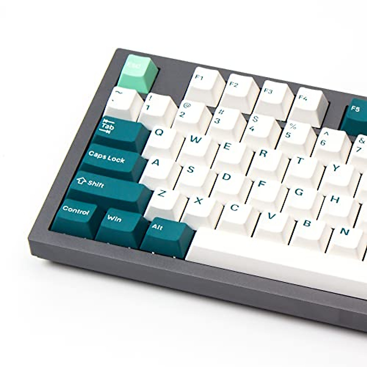 Keychron Double Shot Cherry PBT Keycap Full Keycap Set (219 Keys) - White Mint