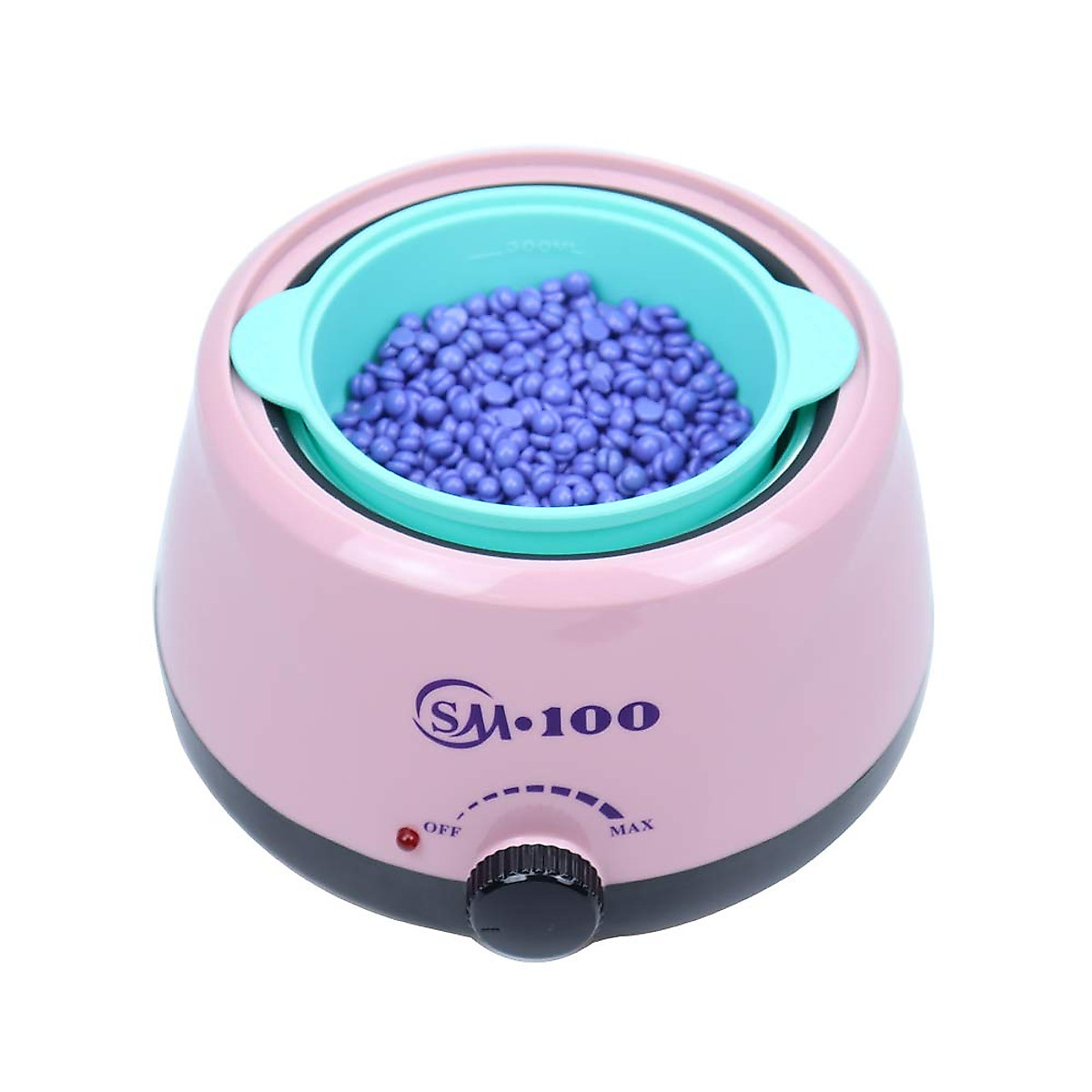 Replacement Pot Set for Wax Warmer Removable Silicone Waxing Bowl and Non-stick Spatulas Home Hair Removal Sticks Reusable Wax Heater Machine Accessory