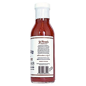 Keto Barbecue BBQ Sauce by Yo Mama's Foods – (Pack of 2) - Vegan, No Sugar Added, Low Carb, Low Sodium, Gluten Free, Paleo, and Made with Whole Non-GMO Tomatoes!