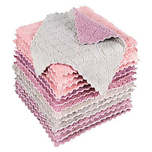 14-Piece Kitchen Dish Cloths Set, Dish Towels for Kitchen Bathroom and Cleaning Counters
