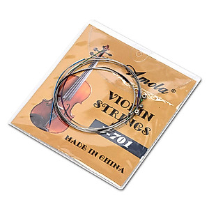 5 Sets Replacement Stainless Steel 3/4 4/4 Size Fiddle String Violin Strings E A D G