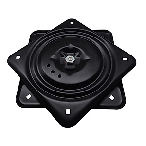Frassie 10.2" Square Swivel Plate Replacement, Ball Bearing Swivel Square Turntable for Recliner Chair or Furniture
