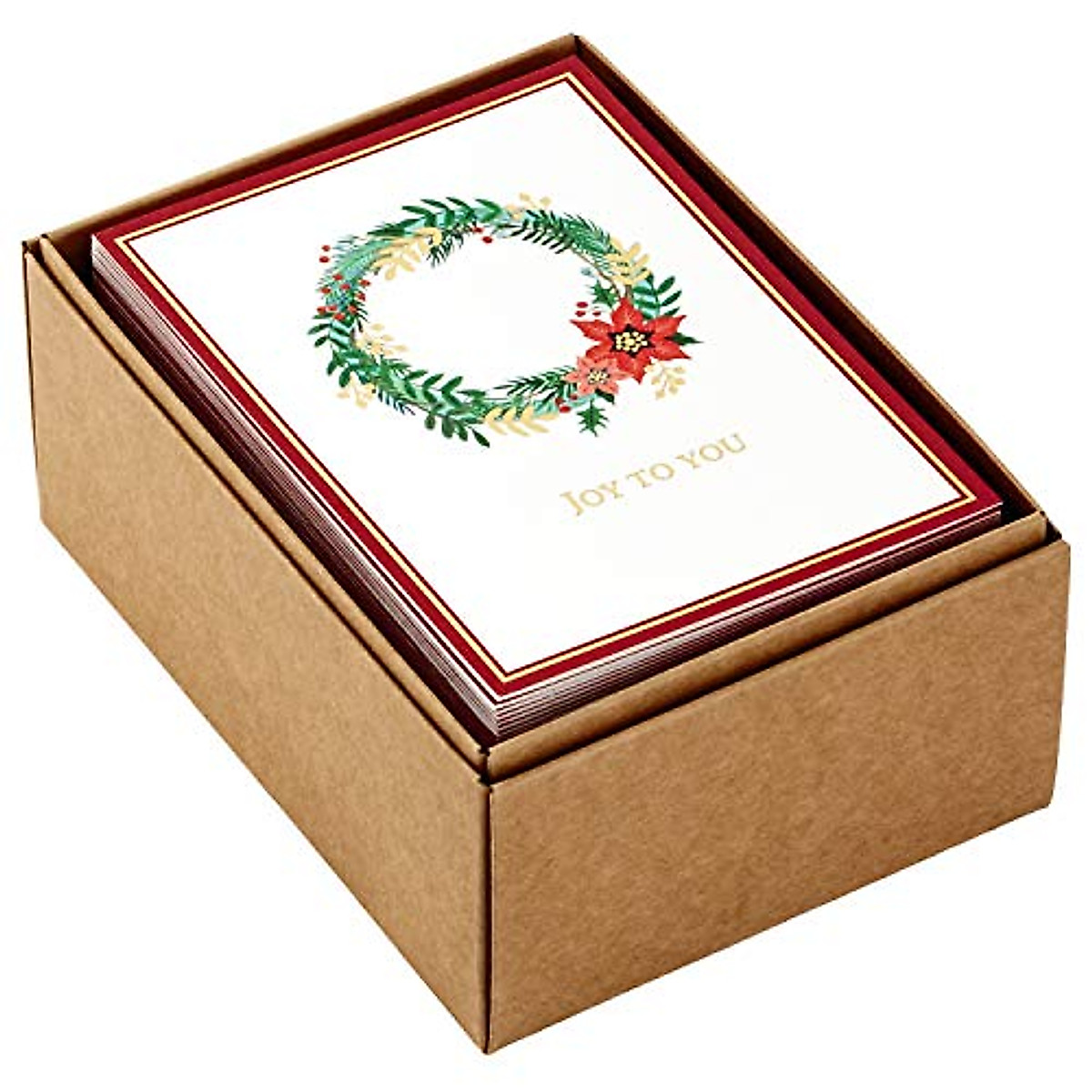 Hallmark Boxed Christmas Cards Assortment, Holiday Icons (48 Cards with Envelopes) (1XPX5173)
