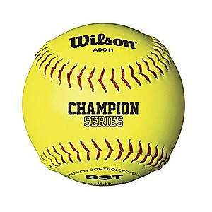 Wilson WTA9011BSST (case) 3 dozen NFHS Polycore Yellow High School Softball