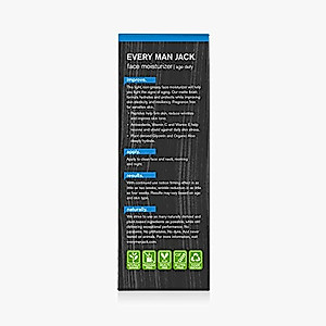 Every Man Jack Age Defy Facial Moisturizer - Fights Signs of Aging, Firm Skin, and Reduce Wrinkles with Pepha-Tight + Vitamin E - 1.7 oz Mens Face Moisturizer