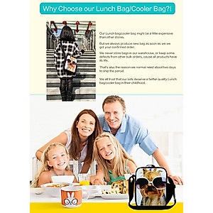 GIVE ME BAG Generic Galaxy Printed Lunch Bags for Kids Insulated Lunch Box Cooler for Adult
