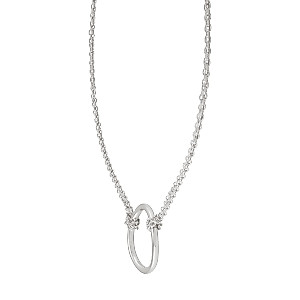 Silpada 'Karma Central' Choker Pendant Necklace in Sterling Silver, 14" + 2"