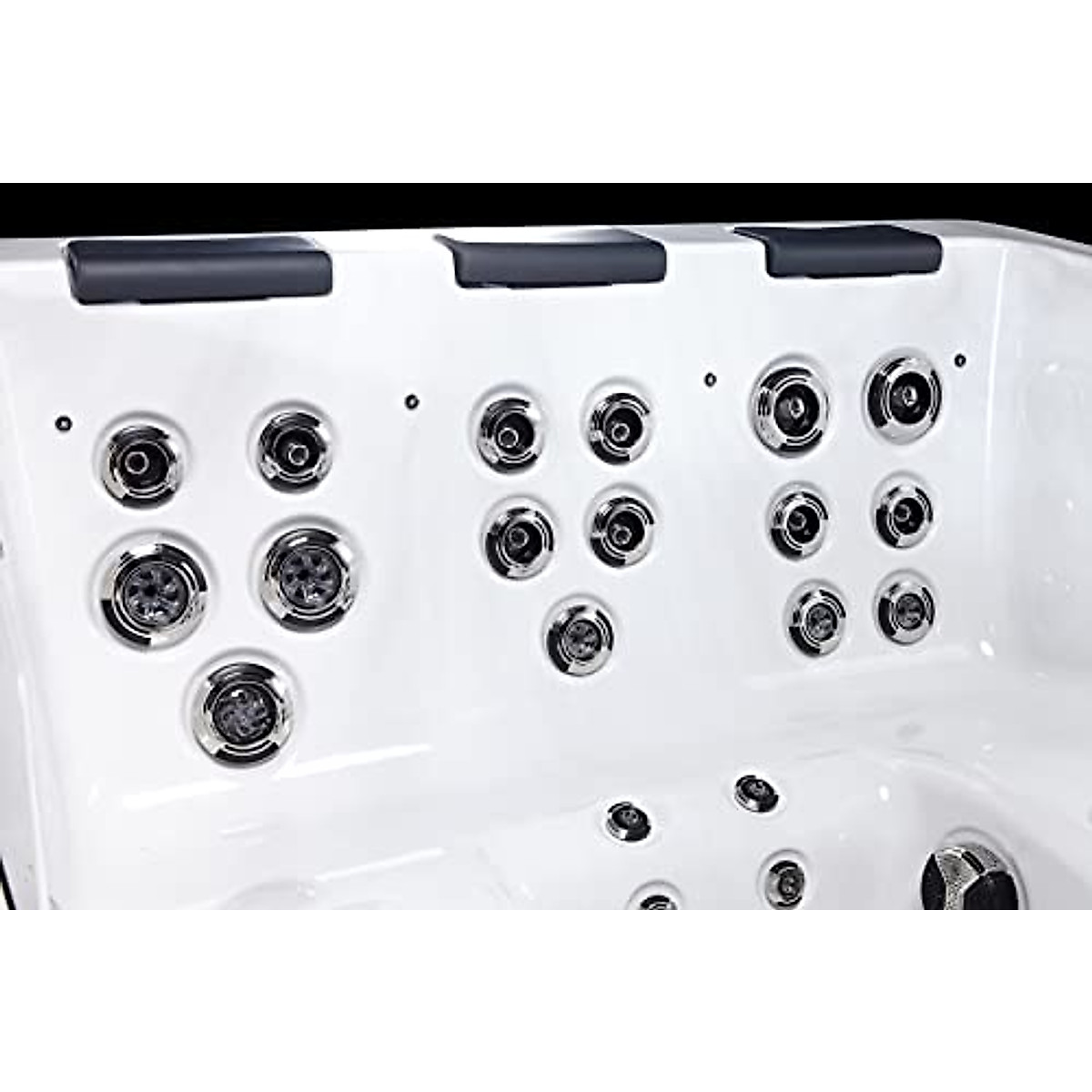 Comfort Hot Tubs - 6 Person Luxury Outdoor Portable Spa - 44 Jets - above Ground Hot Tub