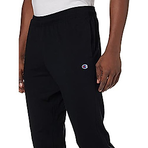 Champion mens Everyday Cotton Jogger athletic track pants, Black, Large US