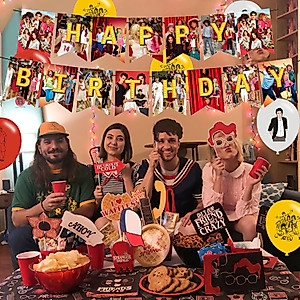 Musical Birthday Party Decorations, Music Theme Party Supplies With Happy Birthday Banner, Cake Toppers, Balloons for Kids Teens Baby Shower School Graduation Party Decorations
