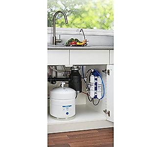 Home Master TM Undersink Reverse Osmosis Water Filter System, Fast 4.5s Fill Rate, 8.5” of catalytic carbon, filters up to 99% chemicals salts TDS, User Friendly Modular Design, 5-year limited parts