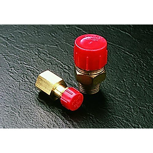 Caplugs CD-6 CD Series – Plastic Threaded Cap for Flared JIC Fittings, 200 Pack, Red LD-PE, to Fit Thread Size 9/16"-18 Protective Closures, Dirt and Moisture Seals, Masking, Painting (99394440)