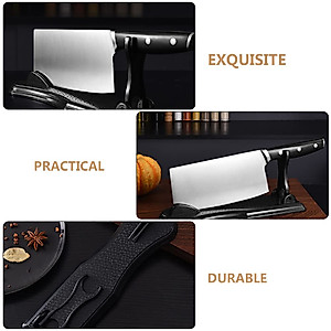 Hemoton 2Pcs Kitchen Knives Storage Racks Chef Cutters Holder Stand Knives Display Bracket Cutters Organizer Container Cutlery Storage Block