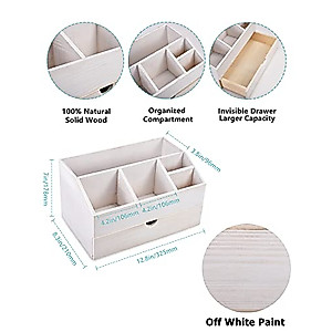 Honizer Coffee Station Organizer with Coffee Pod Drawer, Wooden Coffee Bar Organizer for Countertop, Tea Bag Organizer, Coffee Bar Accessories