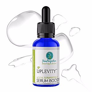 Uplevity Anti-Aging Tightening Peptide Serum Booster Firming Peptide Increase Elasticity Add to Any Moisturizer for Added Effectiveness Against Sagging Acetyl Tetrapeptide-2 Skin Perfection