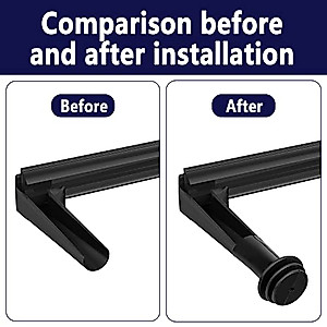 4pcs RV Gutter Spout Protector,RV Cover Protective Sleeve,RV Rain Gutter Spout Covers Protects Spout Ends from Gutter Spout Damage (4.5cm Long)